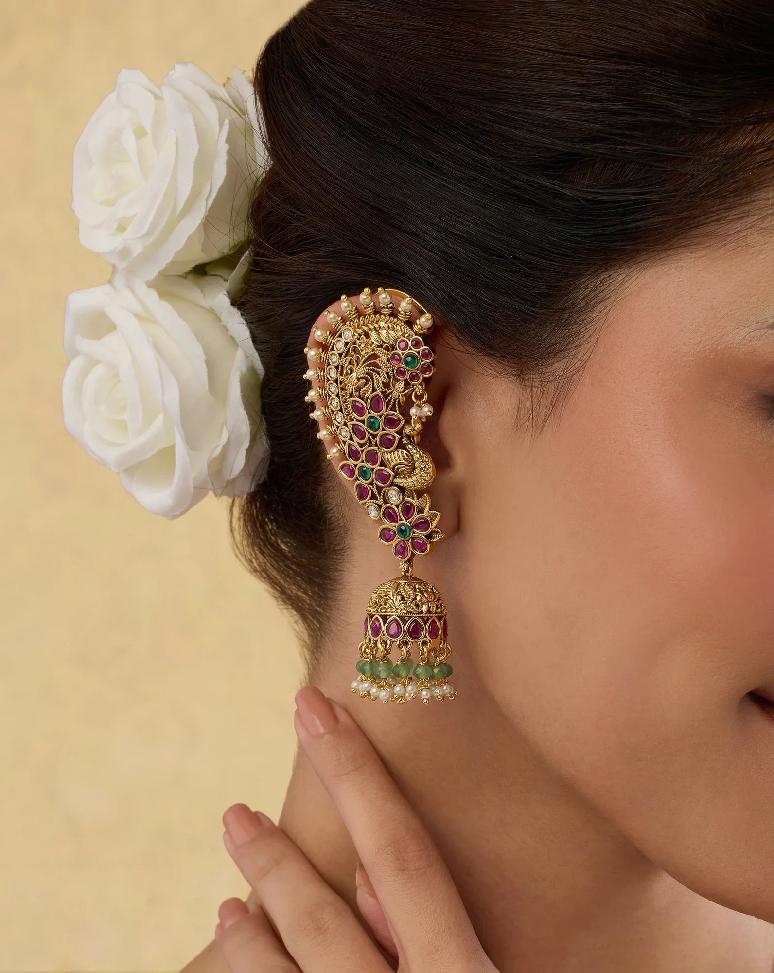 Aygiri Temple Ear Cuffs – indinoor