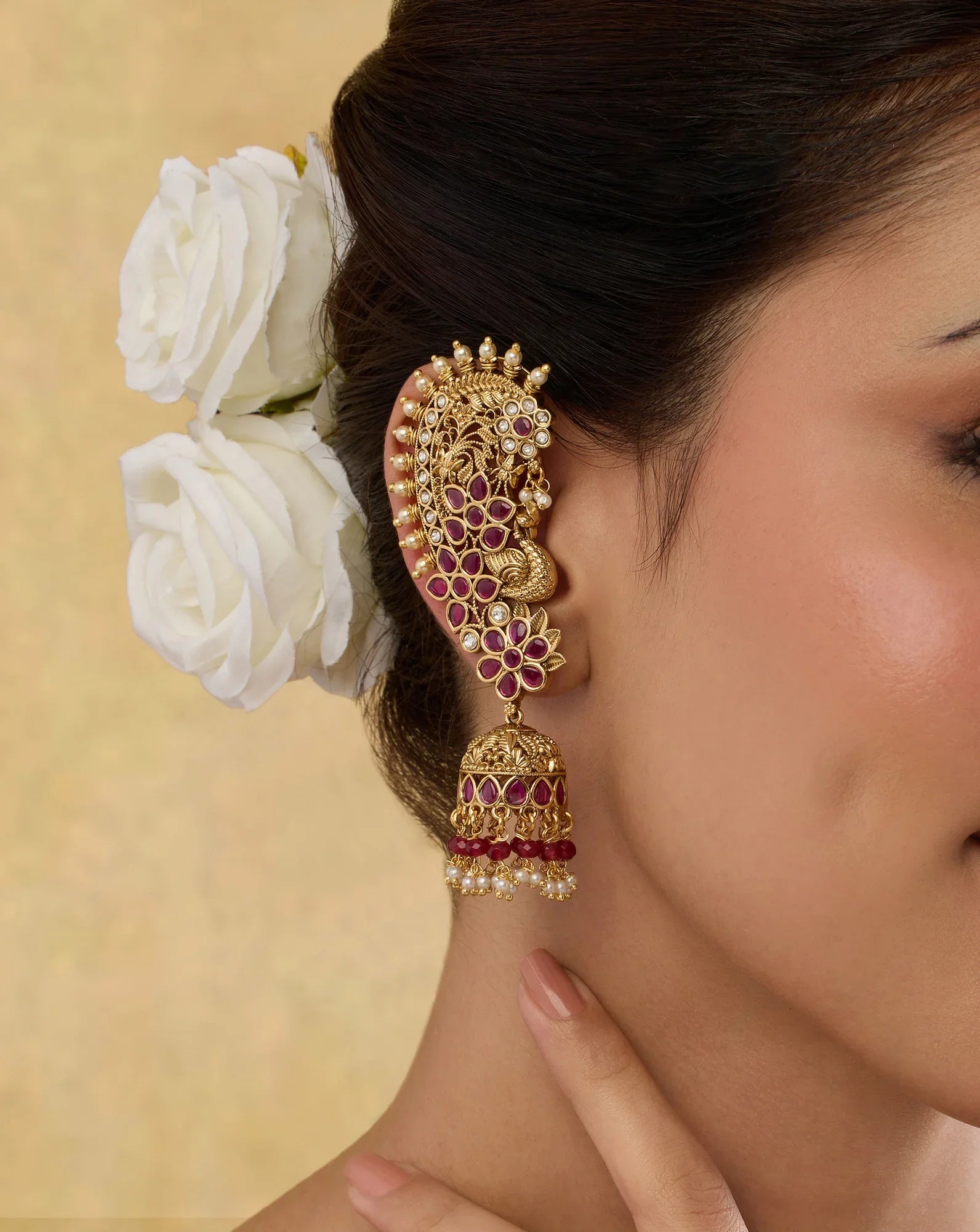 Shipra Temple Ear Cuffs – indinoor
