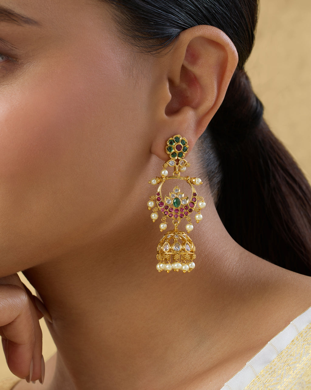 Rehika Temple Ear Chain – Indinoor
