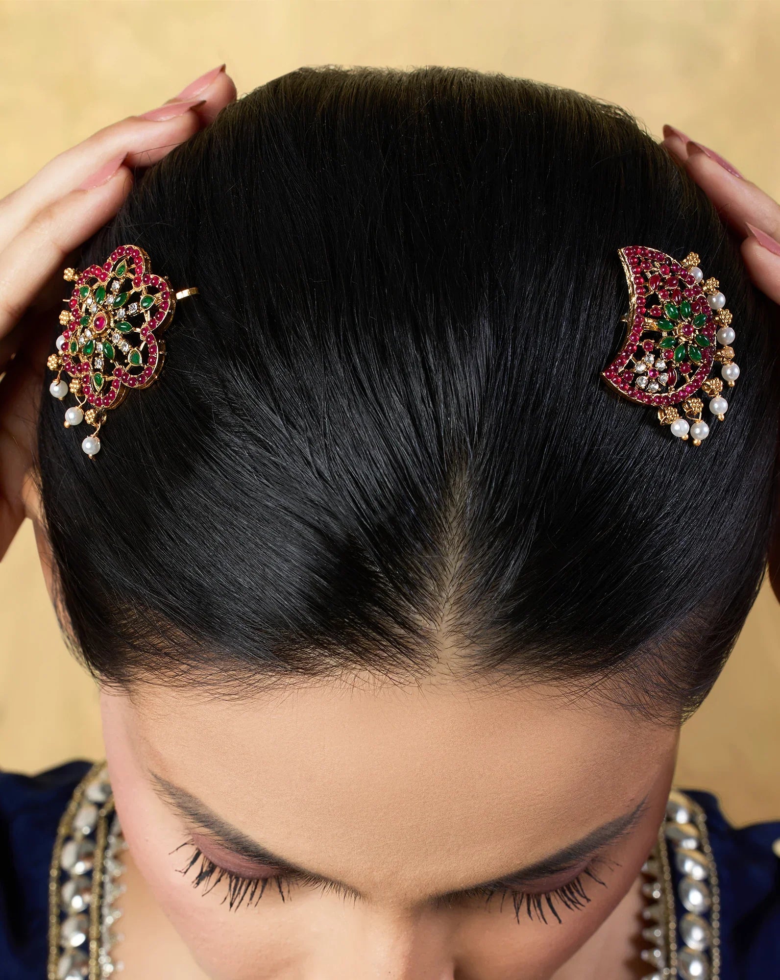 Rimpih Temple Hair Brooch Set – indinoor