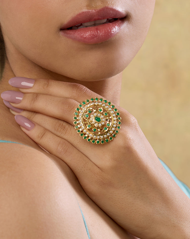 Ambi Jadau Ring – indinoor