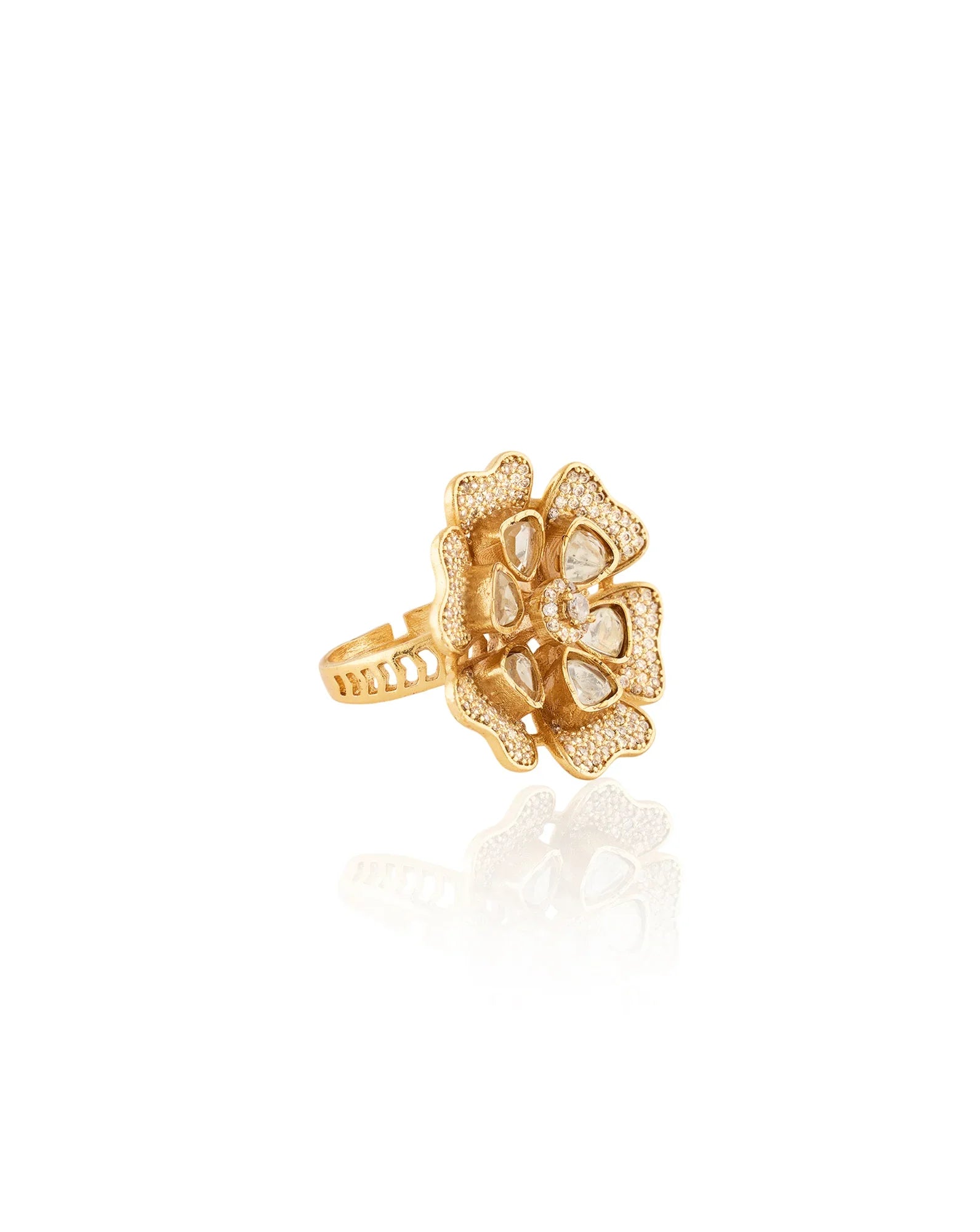 Lazina Kundan Ring – indinoor